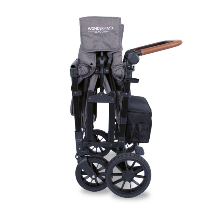 W4 Luxe Stroller Wagon - Charcoal Grey | WonderFold Wagons Australia